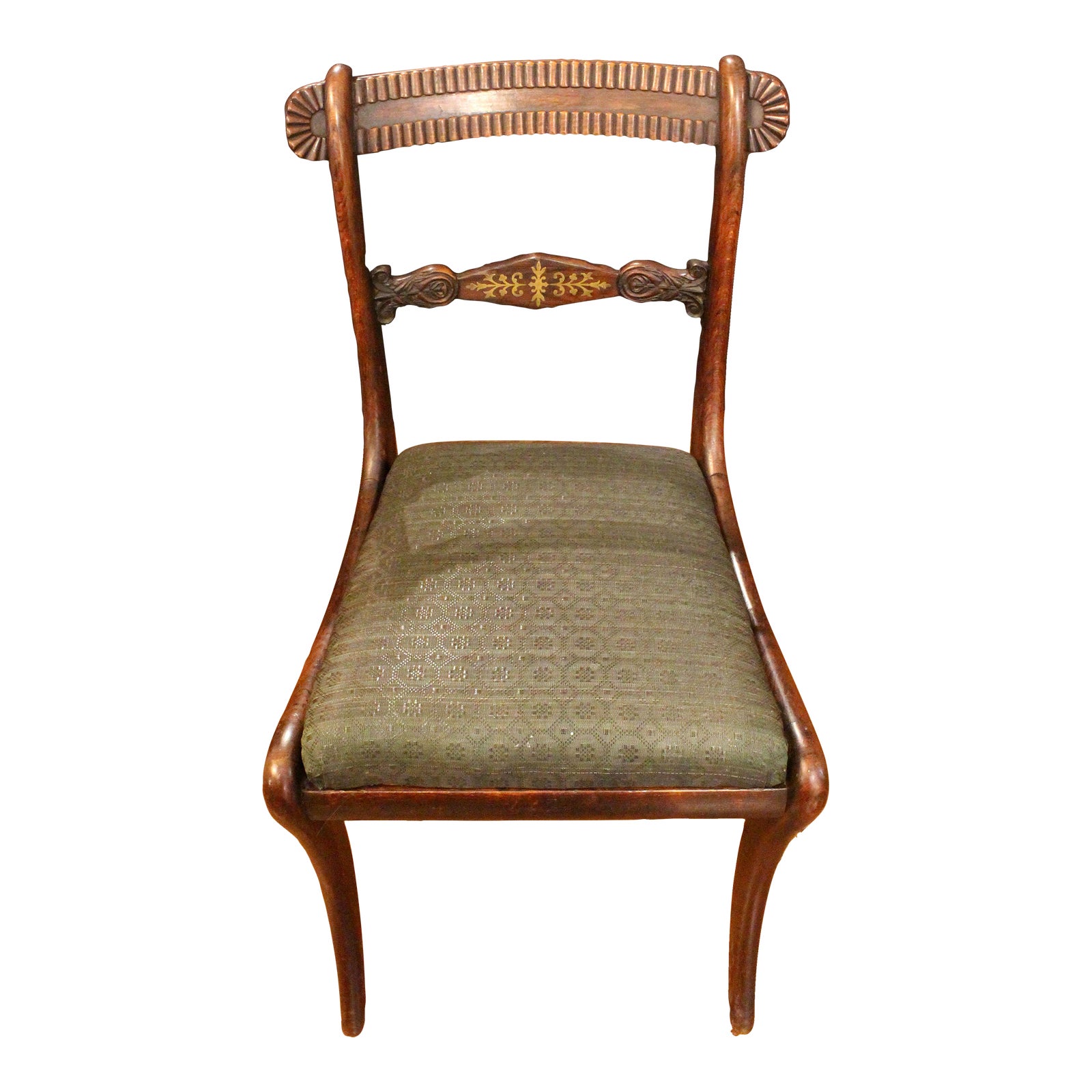 C. 1810 Painted English Regency Side Chair | Chairish