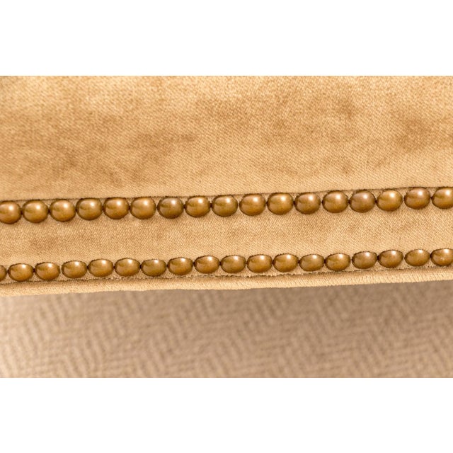 Pair of Hickory Chair Federal Style Isaac Wing Chairs With Velvet ...