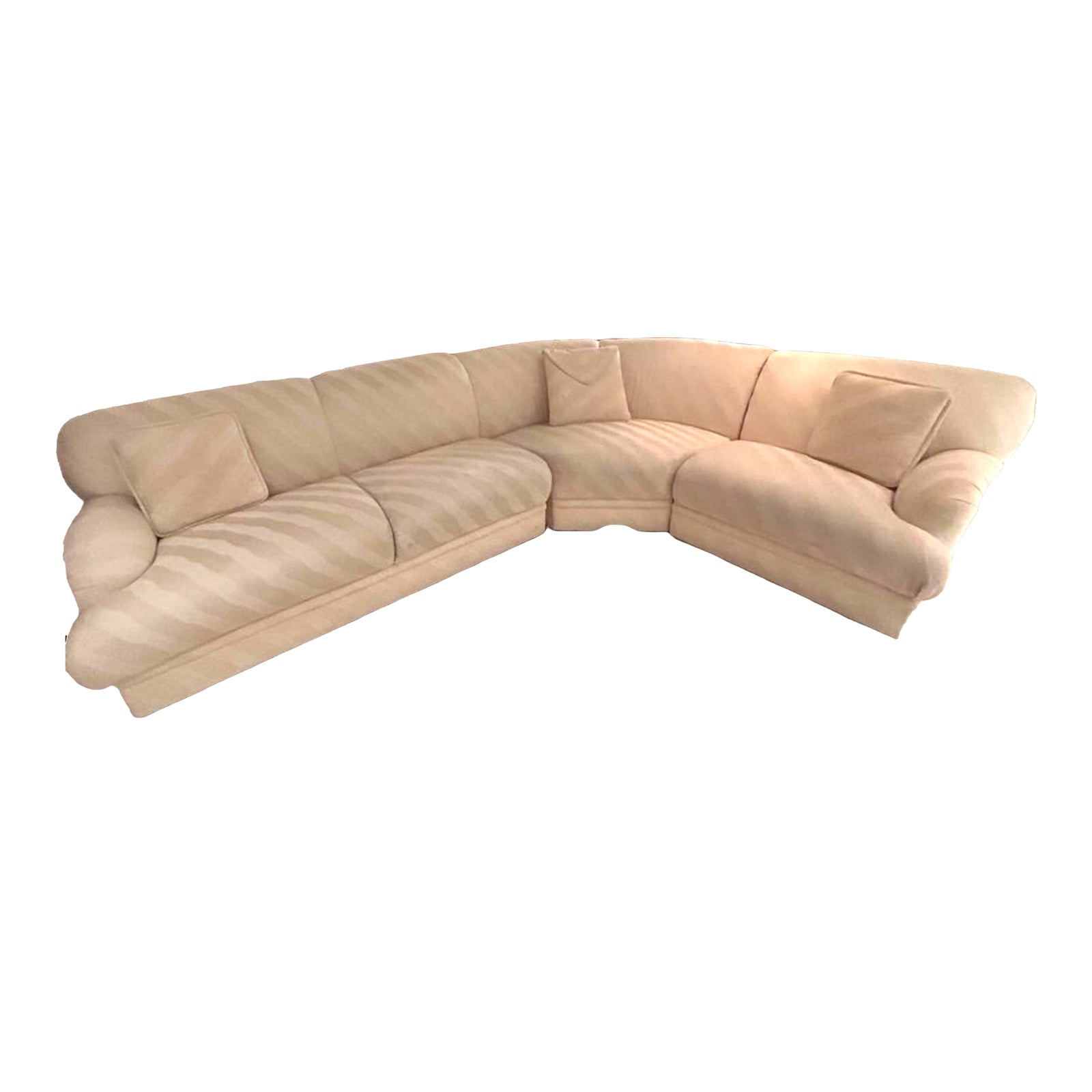 1990s Bernhardt Vintage Cascade Sectional | Chairish