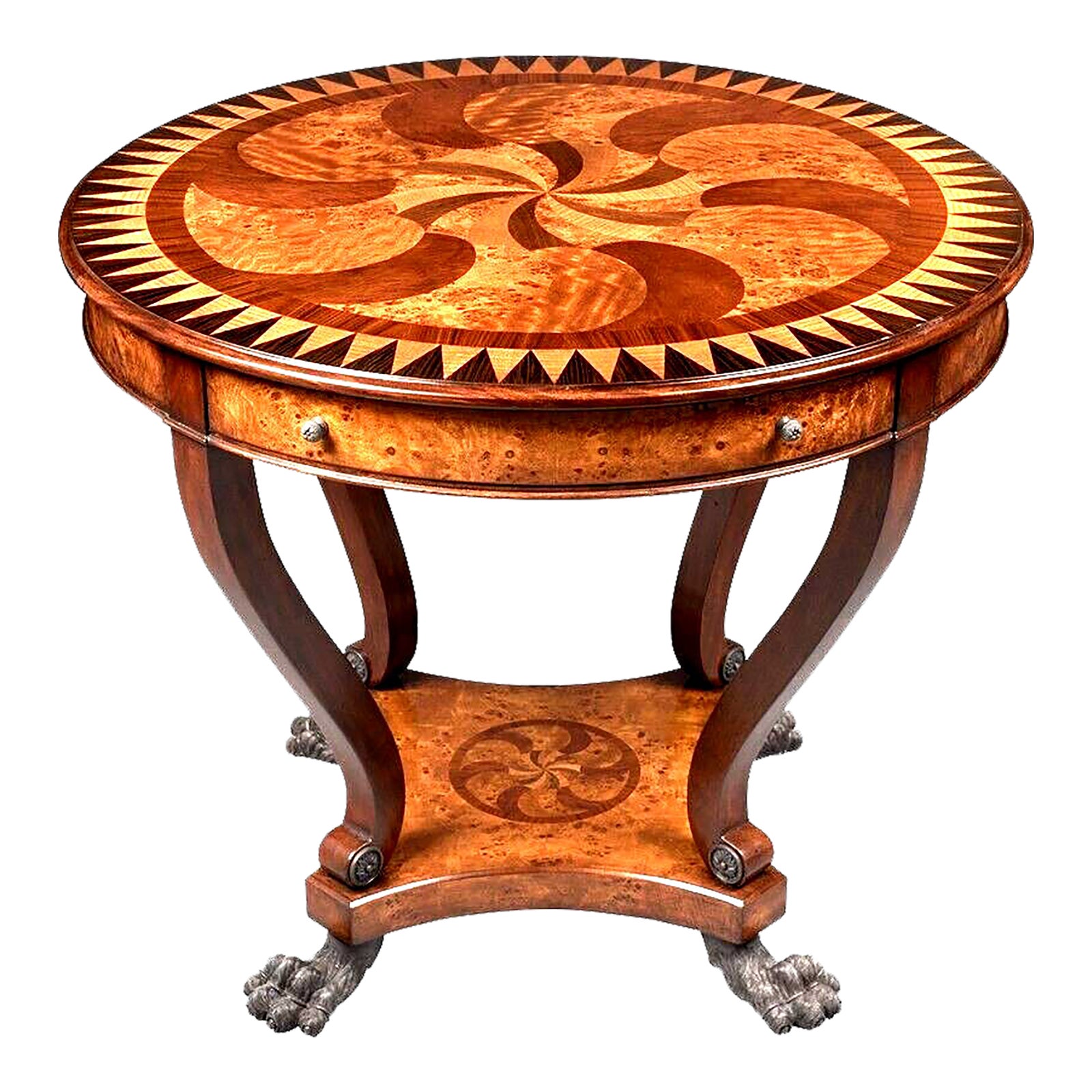 Center Lamp Table Swirling Teardrops Essential Collection by Theodore ...