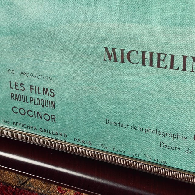 Huge Original Maxime 1958 French Movie Poster by René Péron | Chairish