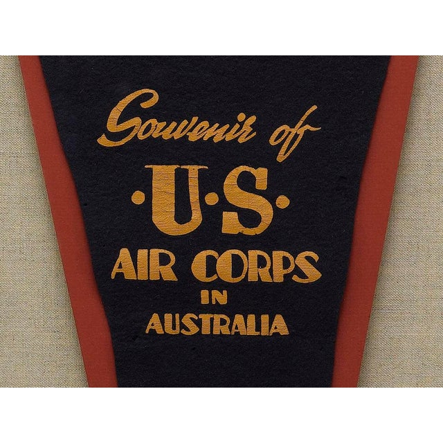 Wwii Us Air Corps in Australia Military Pennant | Chairish