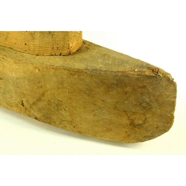 19th Century Large Primitive Folk Art Wooden Ship Model Steamship ...