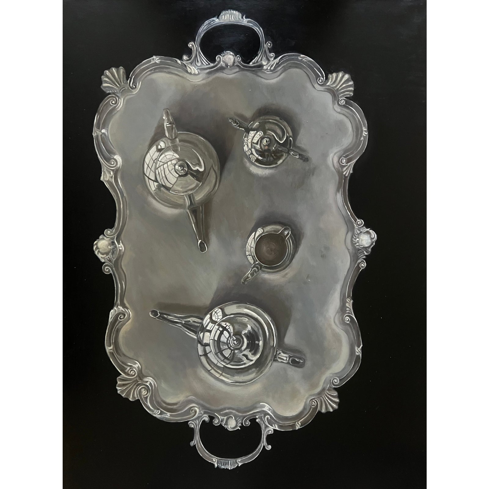 Still Life Silver by Jack Rosenberg | Chairish