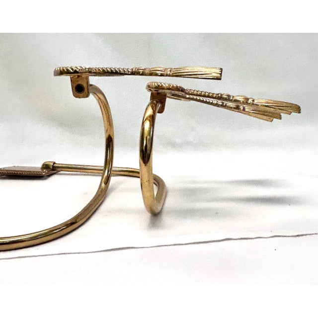 Vintage Hollywood Regency Brass Bow Curtain Tie-Backs Hardware - a Pair ...