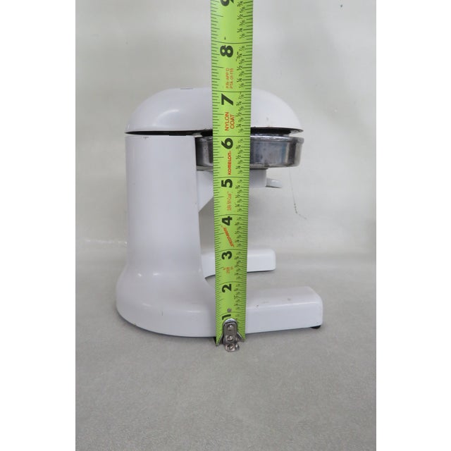 Retro White and Chrome Manual Citrus Orange Press Juicer | Chairish