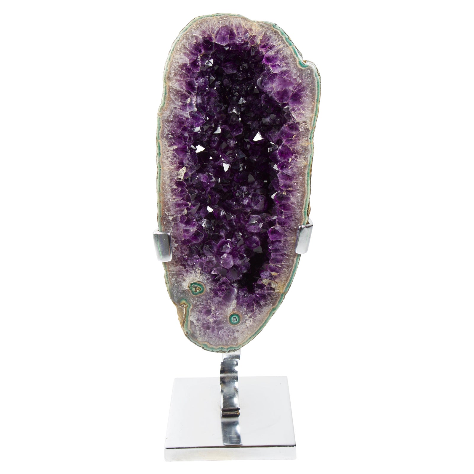 Gem Grade Amethyst Geode Sculpture | Chairish