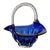 Vintage Handblown Glass Cobalt Blue W/ Handle | Chairish