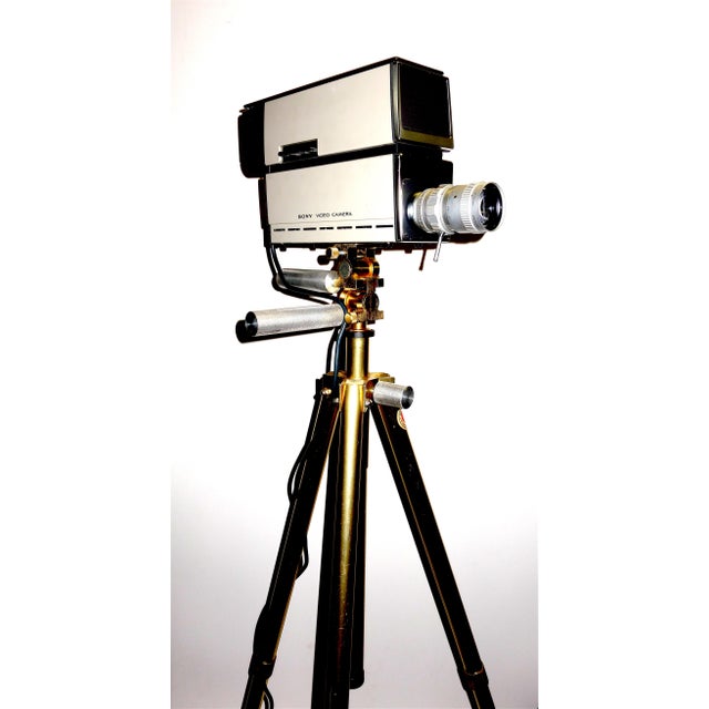 Sony Vidicon Industrial Studio Video Camera With Tripod, Circa 1969 ...