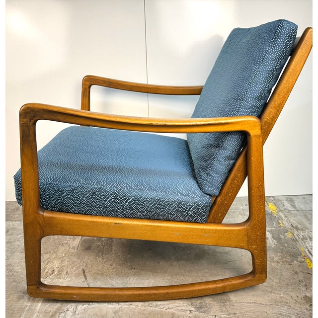 1960s Mid Century John Stewart New York Rocking Chair | Chairish