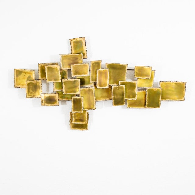 1960s Mid Century Modern Original Art Wall Brutalist Sculpture Abstract ...