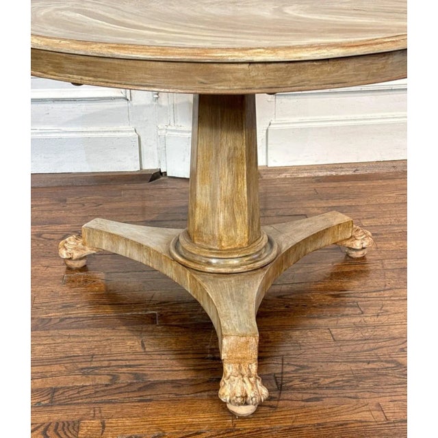 Antique Neoclassical Palladian Style Whitewashed Bleached Stripped ...