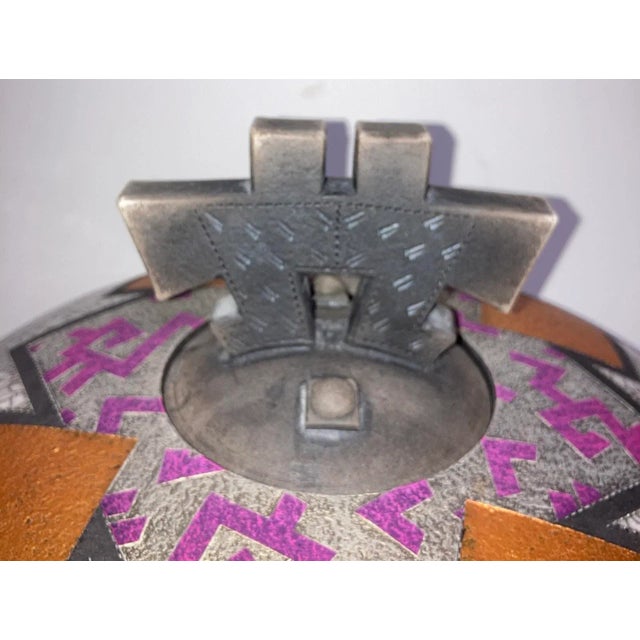 Vintage Rick Foris Contemporary Raku Ceramics Vessel | Chairish