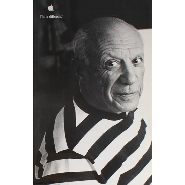 Apple “Think Different” 1998 Pablo Picasso Poster | Chairish