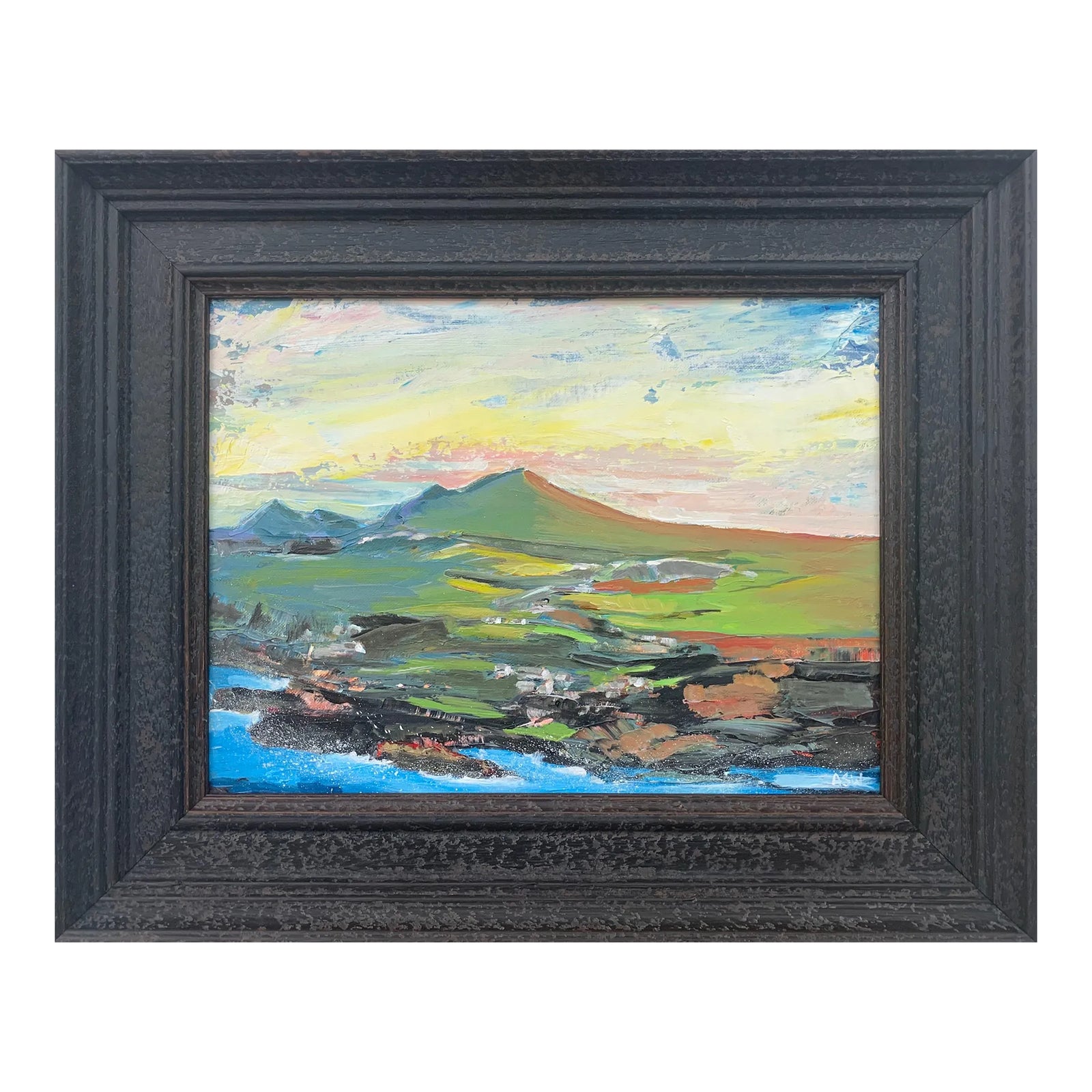 Angela Wakefield Original Abstract Landscape Painting of the Scottish ...