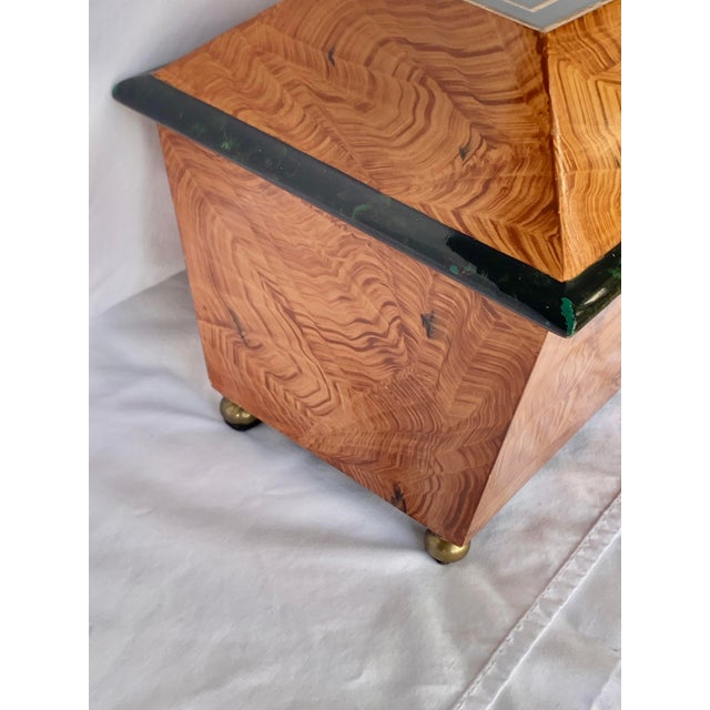 Vintage Faux Burl Box by Castilian Imports | Chairish