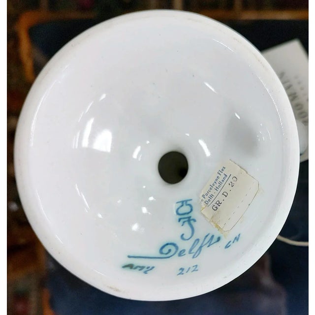 Vintage Royal Delft De Porceleyne Fles Delvert Candlesticks, a Pair ...