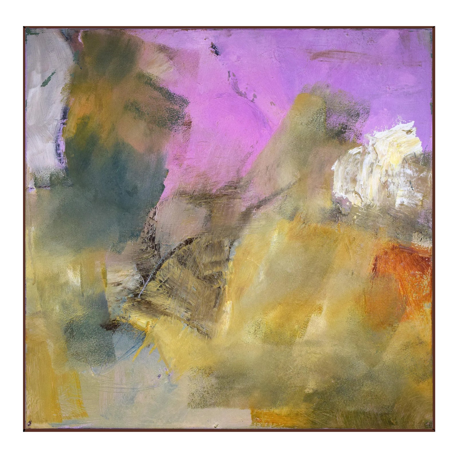 Contemporary Abstract Expressionist Oil Painting on Canvas "Spring ...