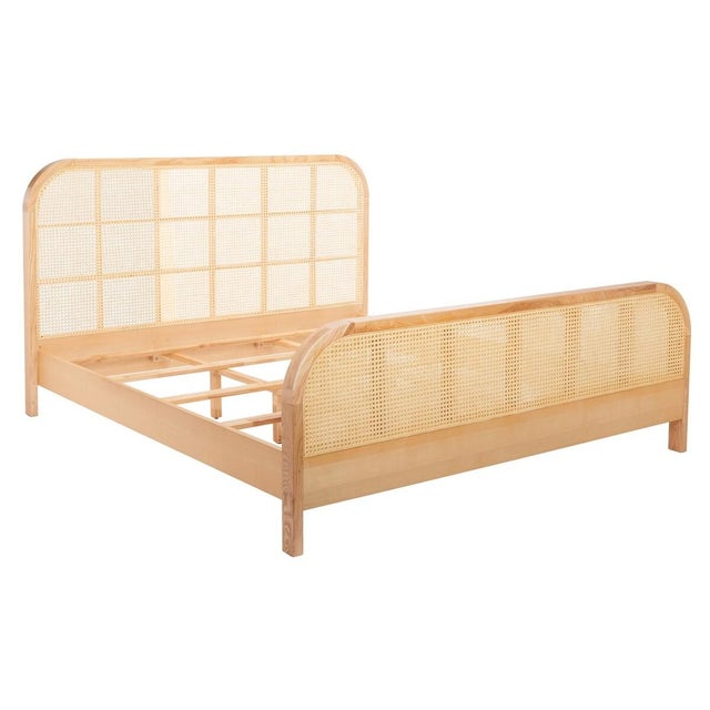 Mcallister Cane Bed - Natural, King | Chairish