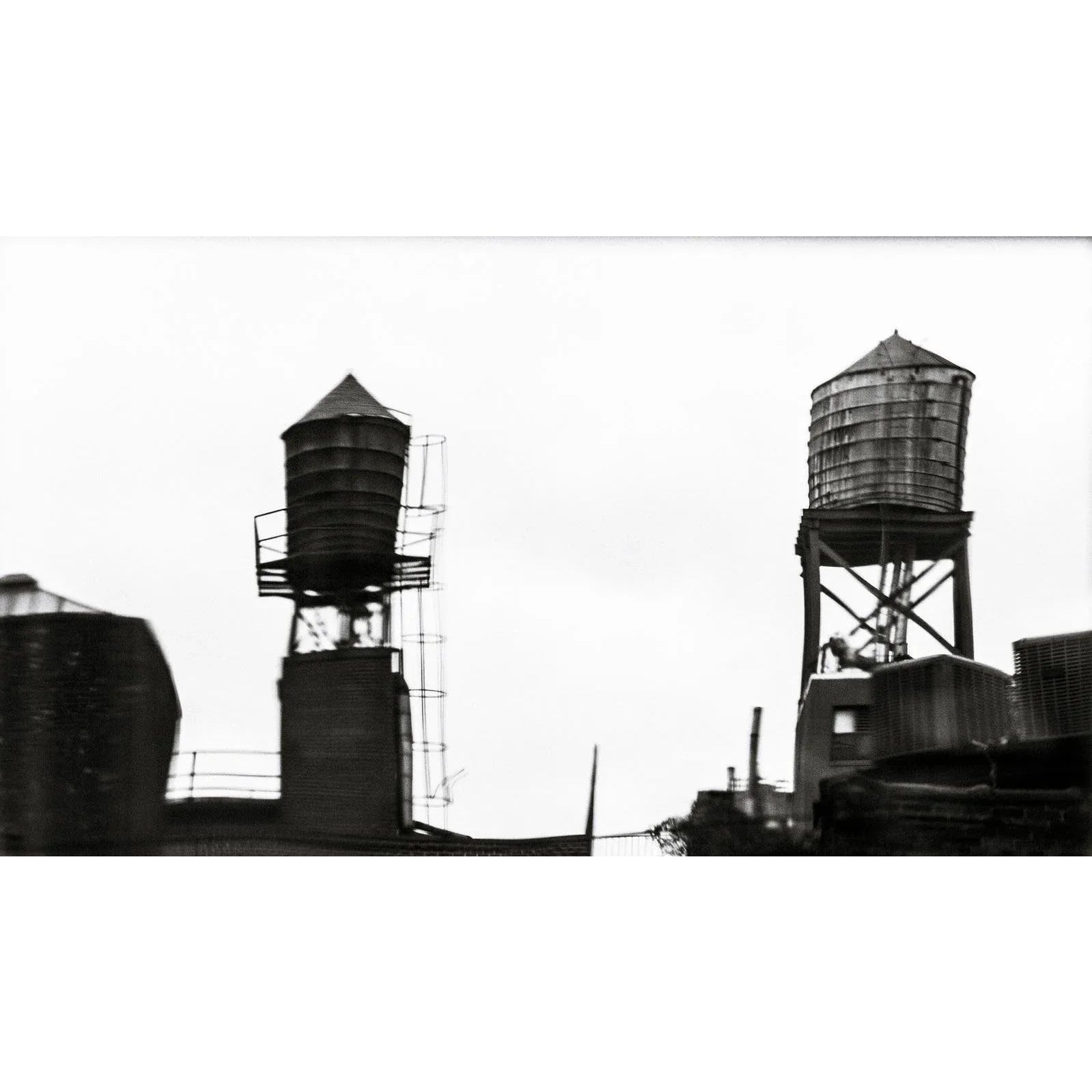 “Water Towers, New York” Contemporary Landscape Photograph by Andrew ...