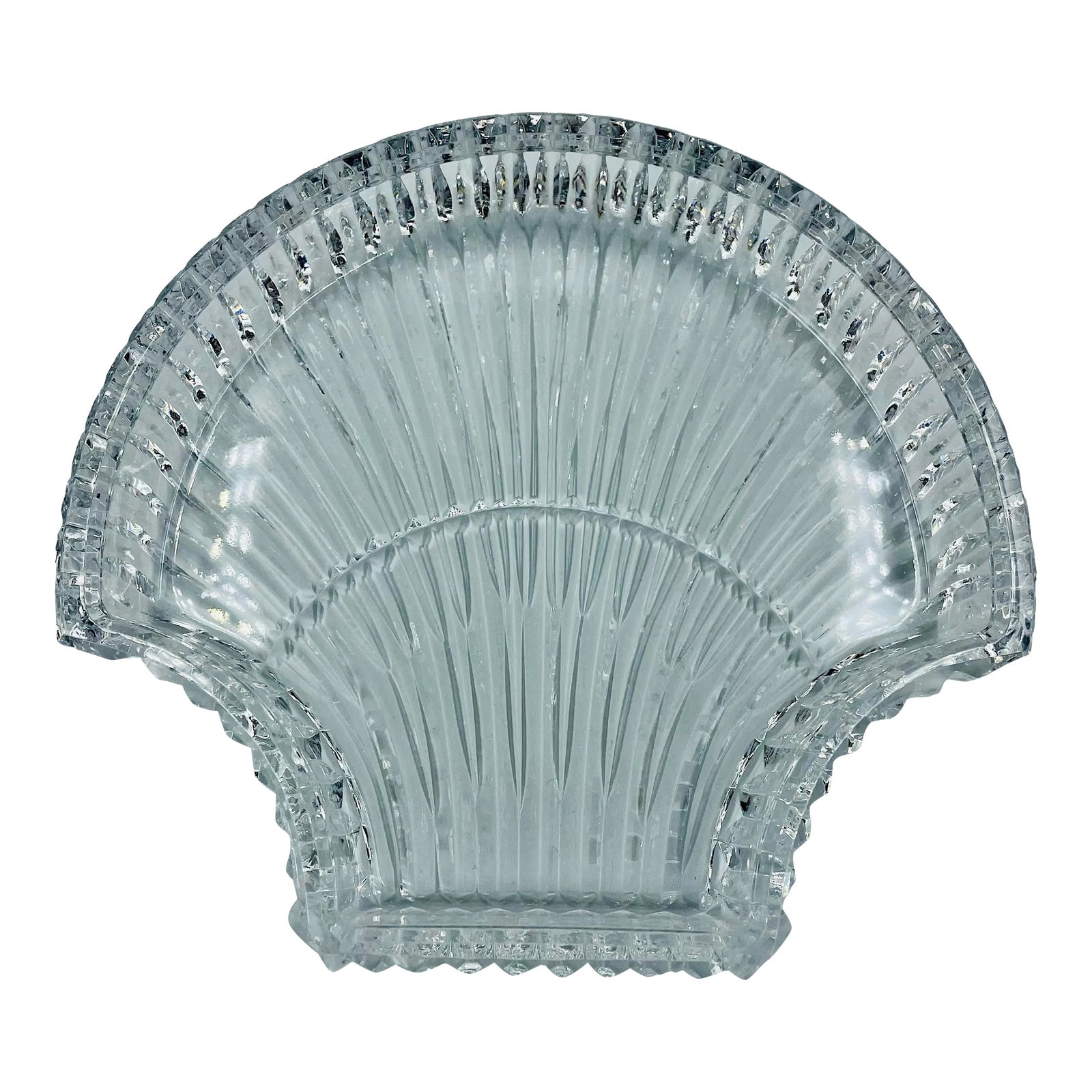 Late 20th Century Waterford Large Crystal Scallop Shell Dish/Tray ...