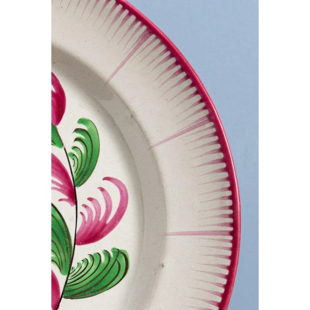 Faience Madame Bernard Plate from Les Islettes, Early 19th Century ...