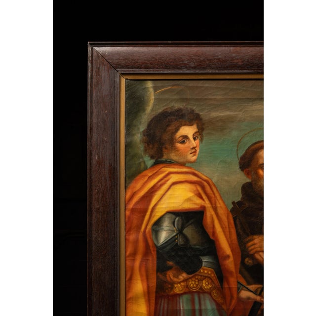 "The Four Saints" Early 20th Century Painting | Chairish