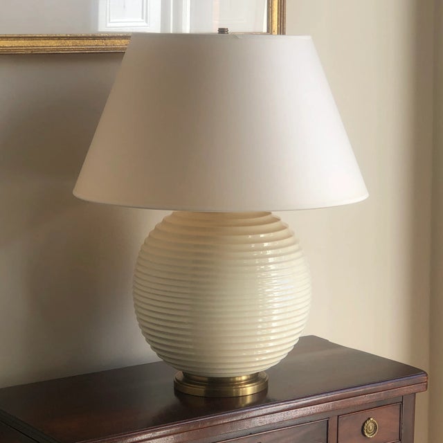 Alexa Hampton for Visual Comfort Spherical Ribbed Table Lamp With ...