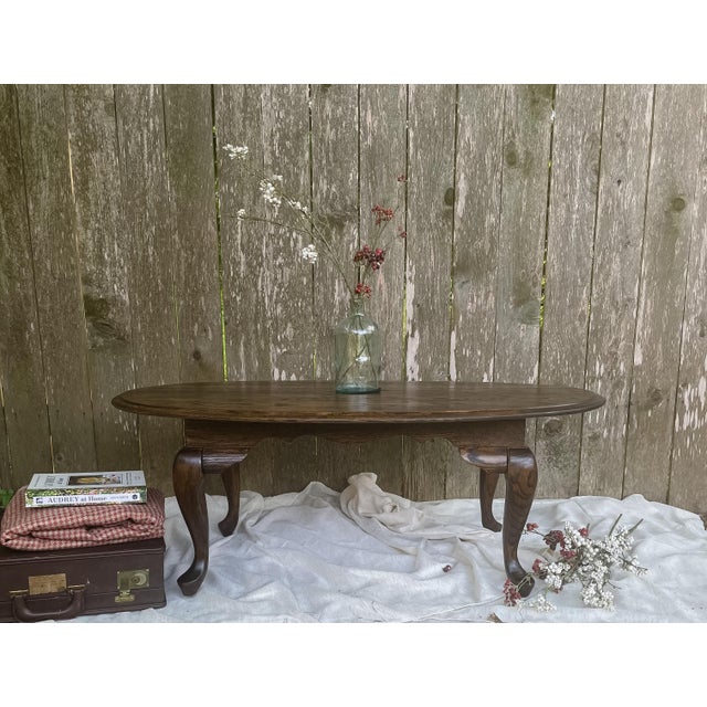 Late 20th Century Broyhill Furniture Solid Oak Rustic French Country ...