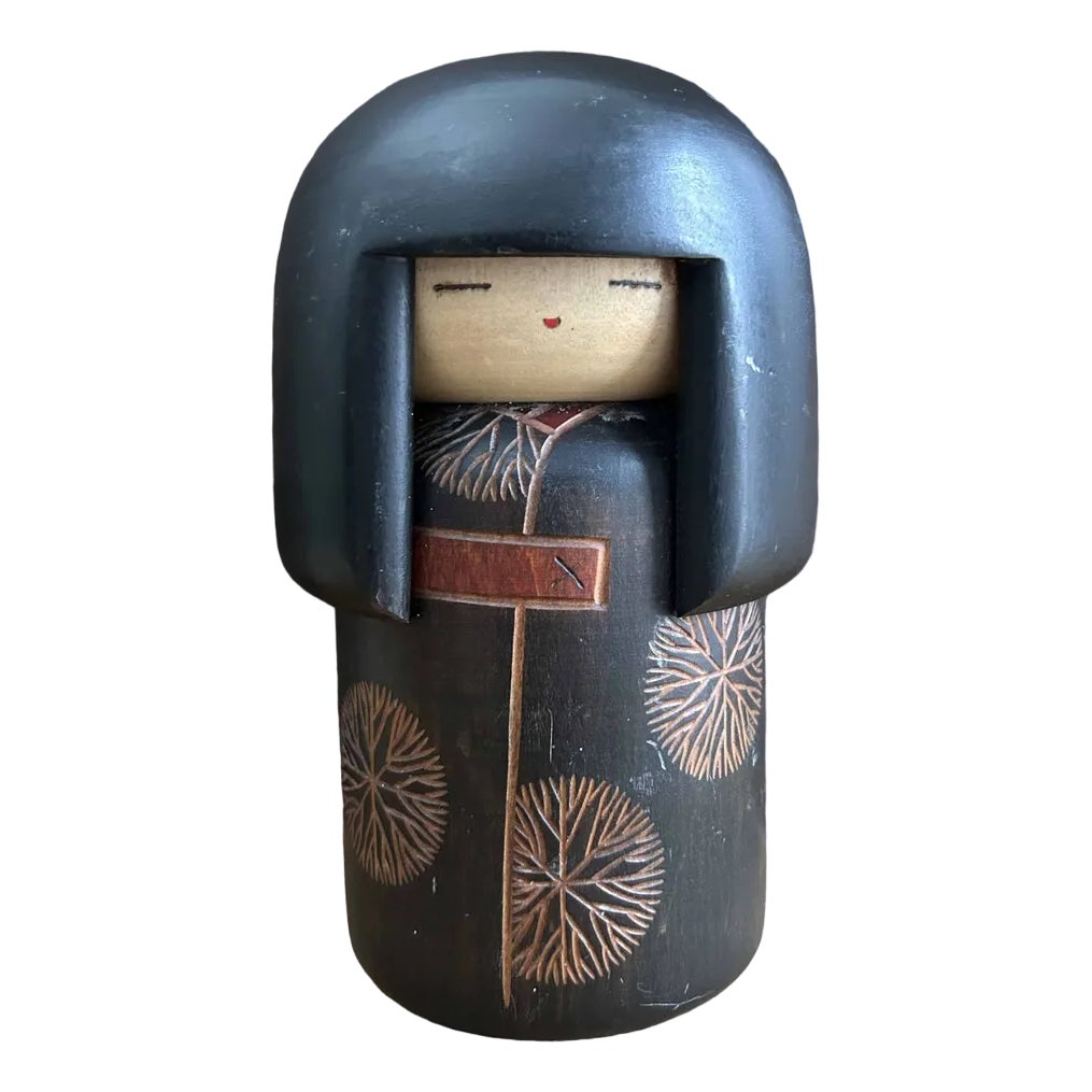 Vintage Sosaku Kokeshi Doll by Sekiguchi Sansaku, Japan, 1970s | Chairish