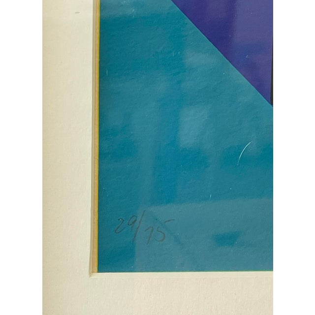 Herbert Bayer 'Chromatic Triangulation Ii, 1970' Screenprint Hand Signed & Numbered | Chairish