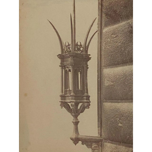 19th Century Photograph of a Baroque Iron Lantern | Chairish