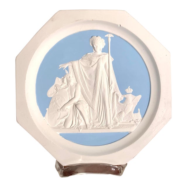 19th Century Count Feodor Petrovich Tolstoy Plaster Medallion | Chairish