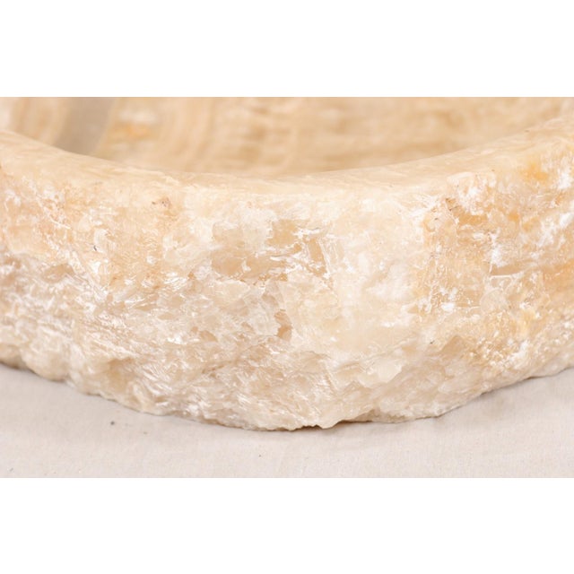 Round Onyx Sink Basin in Cream Color | Chairish