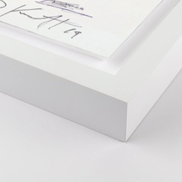 Pink Cote D'Azur by Sean Kratzert in White Frame, XS Art Print | Chairish