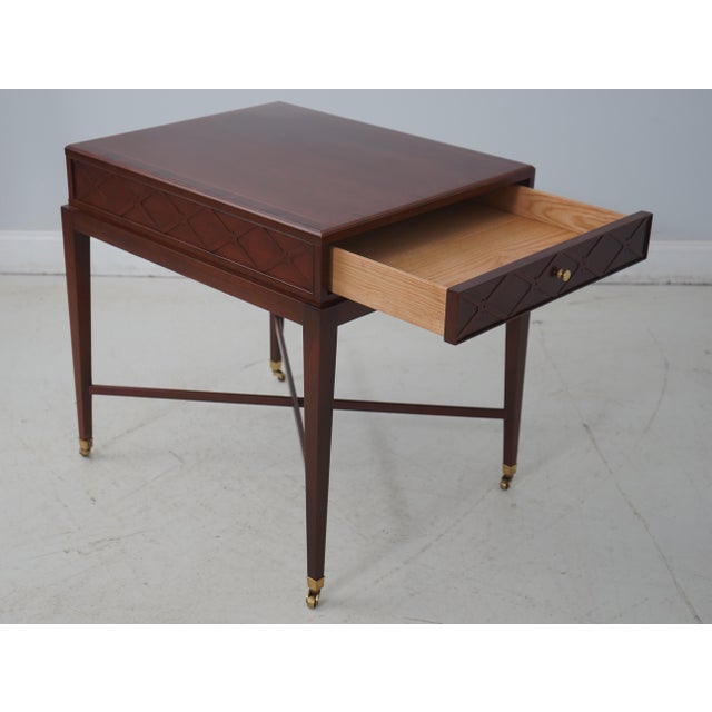 Baker Historic Charleston 1 Drawer Mahogany End Table | Chairish