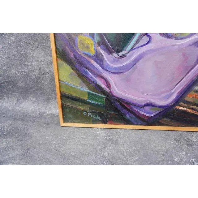 Vintage Patsy O'Toole Modern Still Life Oil Painting on Canvas | Chairish