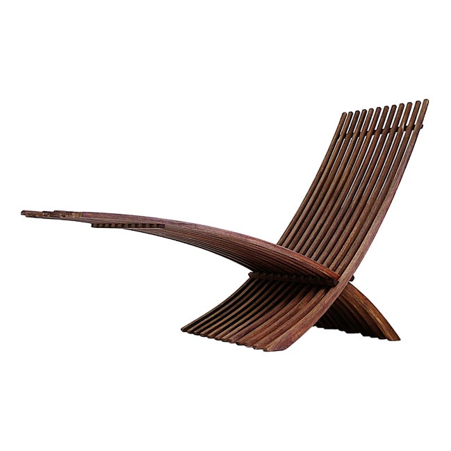 Nozib Teak Chair by Nils-Ole Zib for Bergafor | Chairish