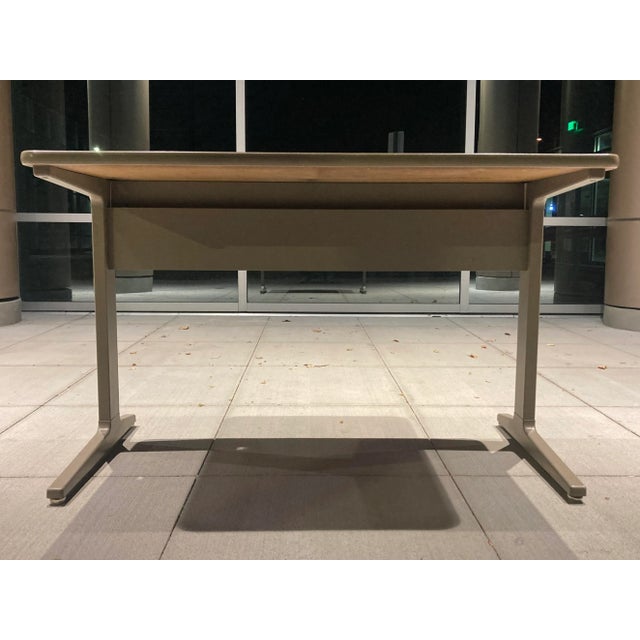 Mid-Century Modern Herman Miller Action Office Table Desk by George Nelson | Chairish