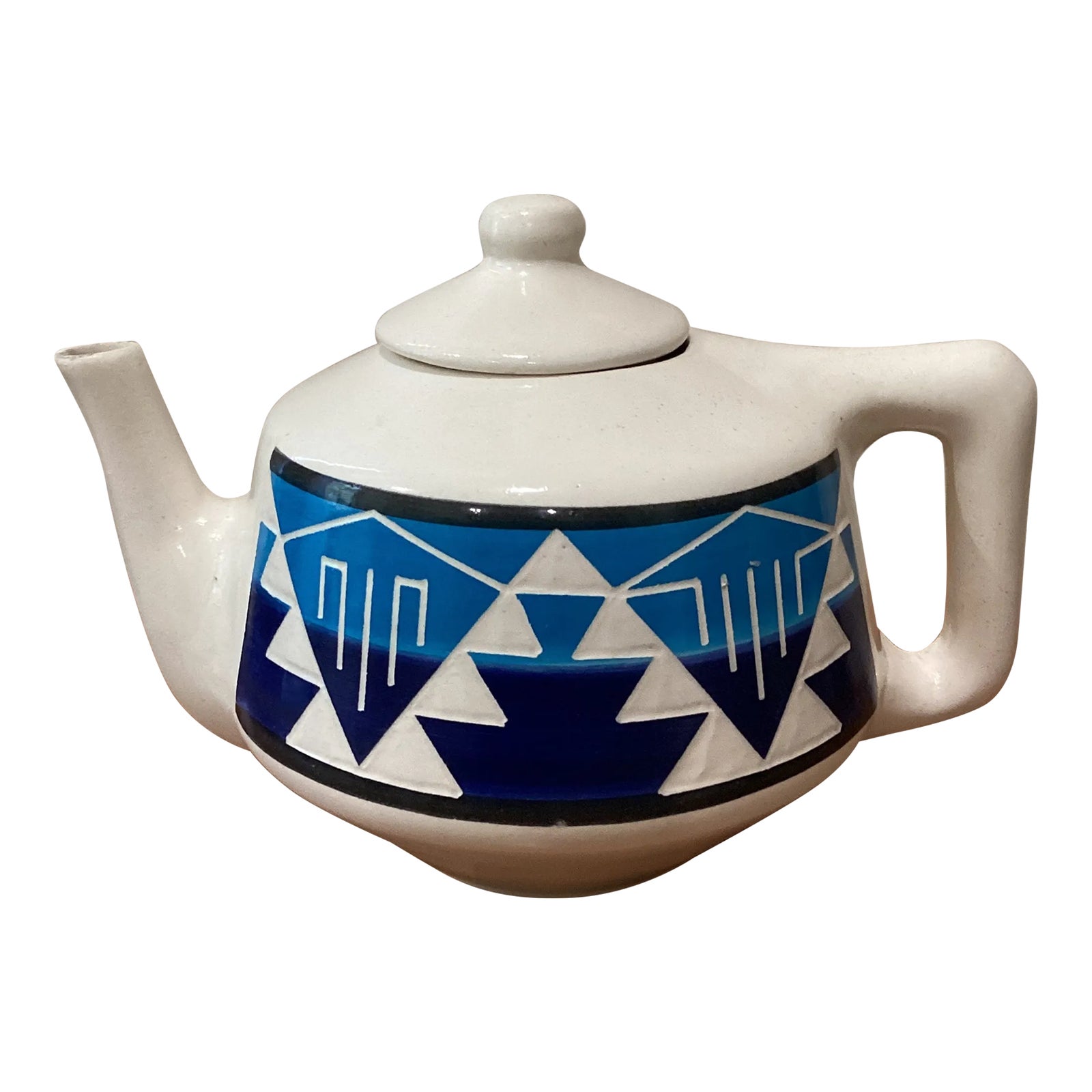 Vintage Native American Indian Tribal Lakota Sioux Pottery Teapot ...