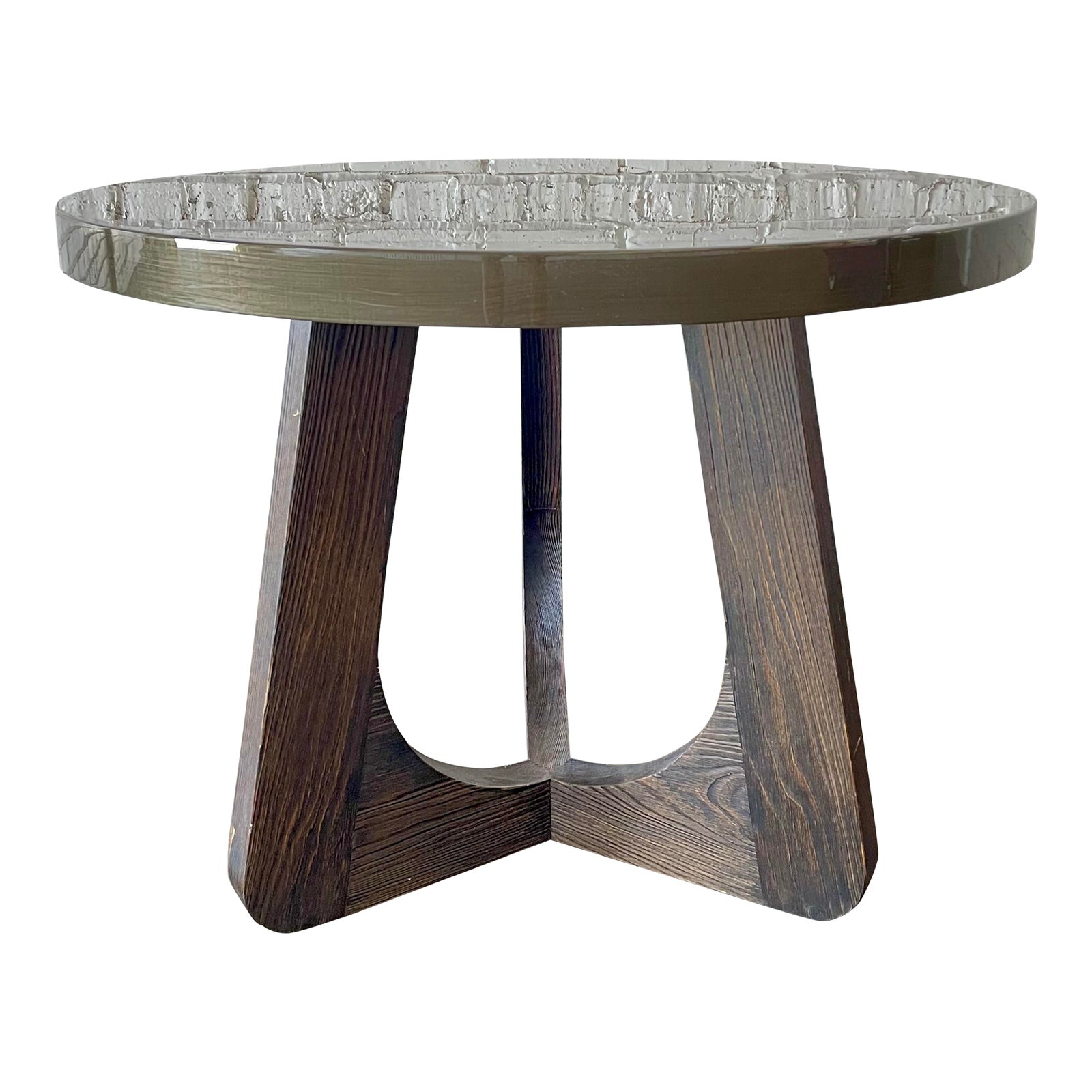 Christian Liaigre Montfaucon Lacquered Side Table | Chairish