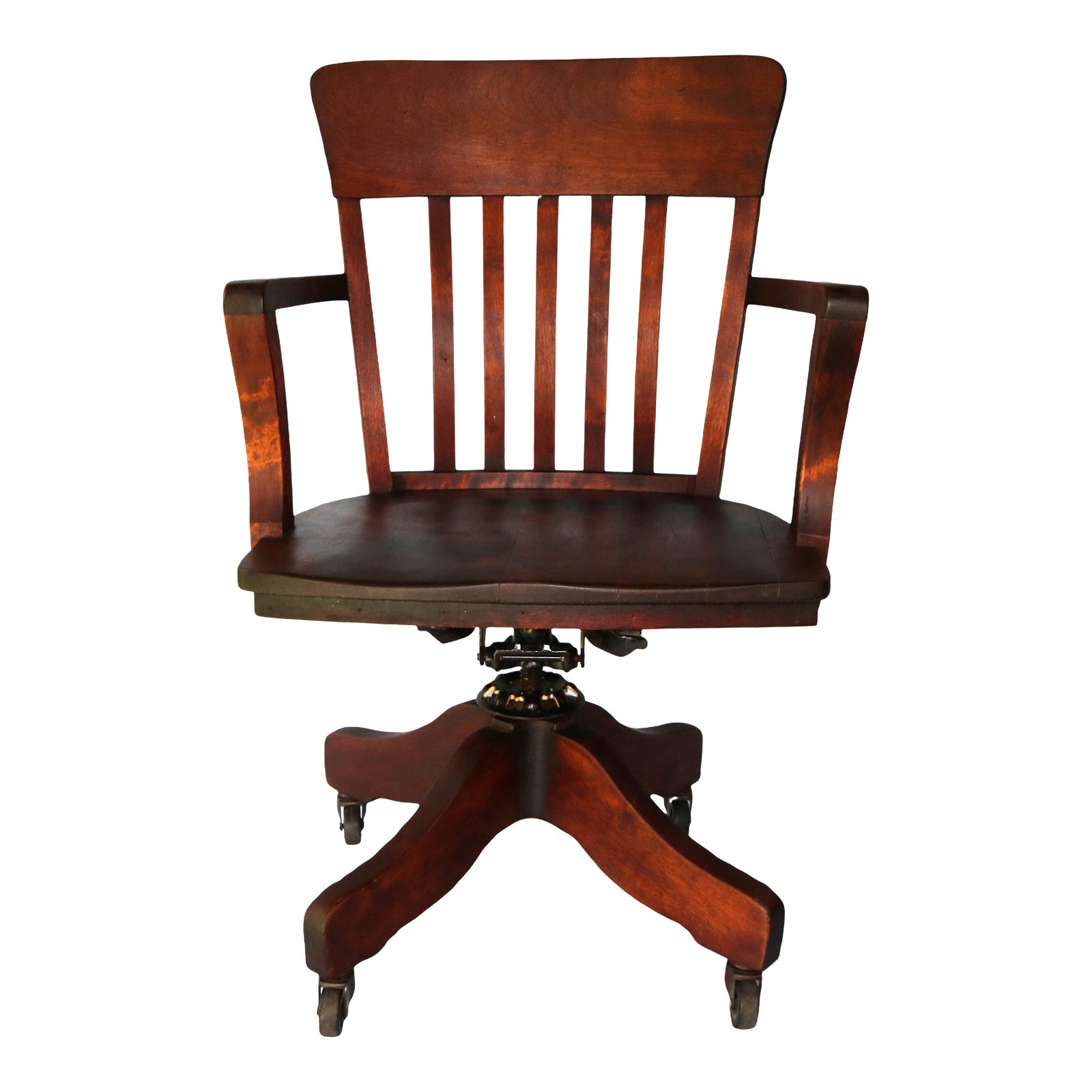 1940s Vintage Authentically Restored Armed, Height Adjustable, Rolling ...
