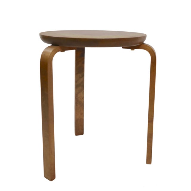 Swedish Made Taboret Table in the Style of Aalto | Chairish