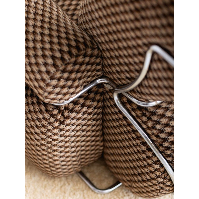 Italian Chrome Wrapped Chair in the Style of Adriano Piazzesi | Chairish