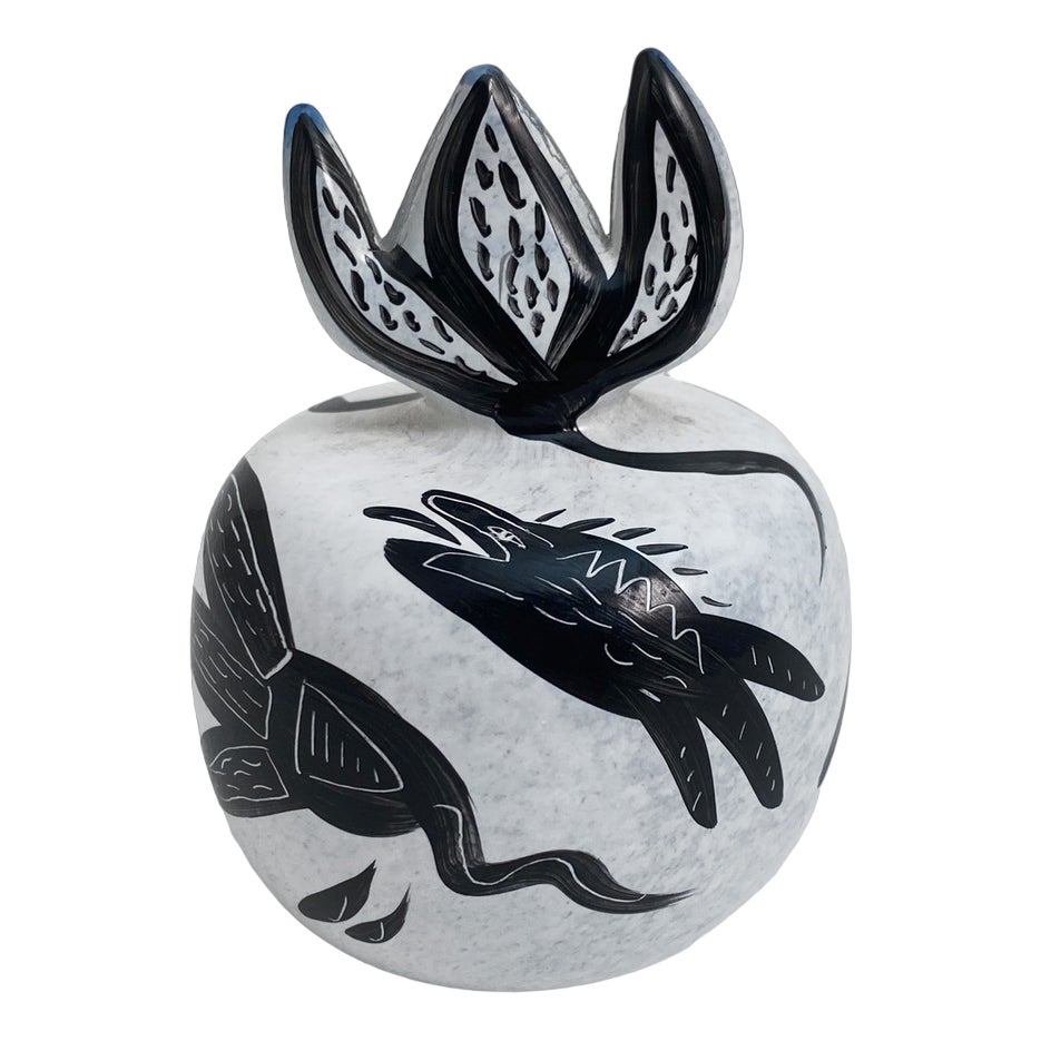 Caramba Sculpture by Ulrica Hydman-Vallien for Kosta Boda | Chairish