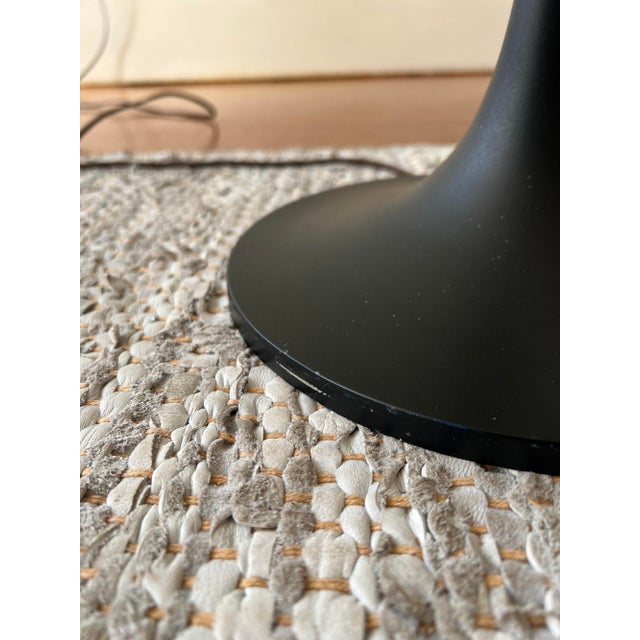 Black Tulip Base Mid Century Floor Lamp in the Style of Eero Saarinen ...