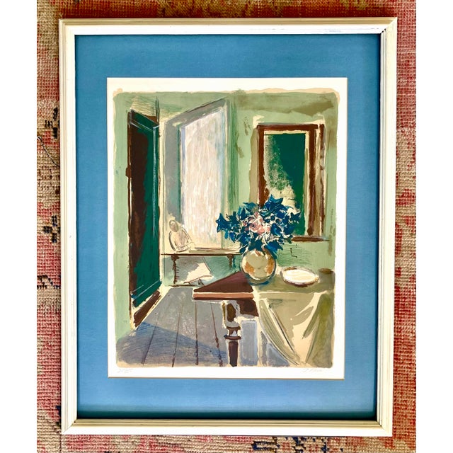 Modernist Artist Josef Floch (1895-1977) Signed Still Life Lithograph ...