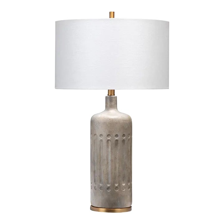 Annex Stone & Metal Table Lamp | Chairish