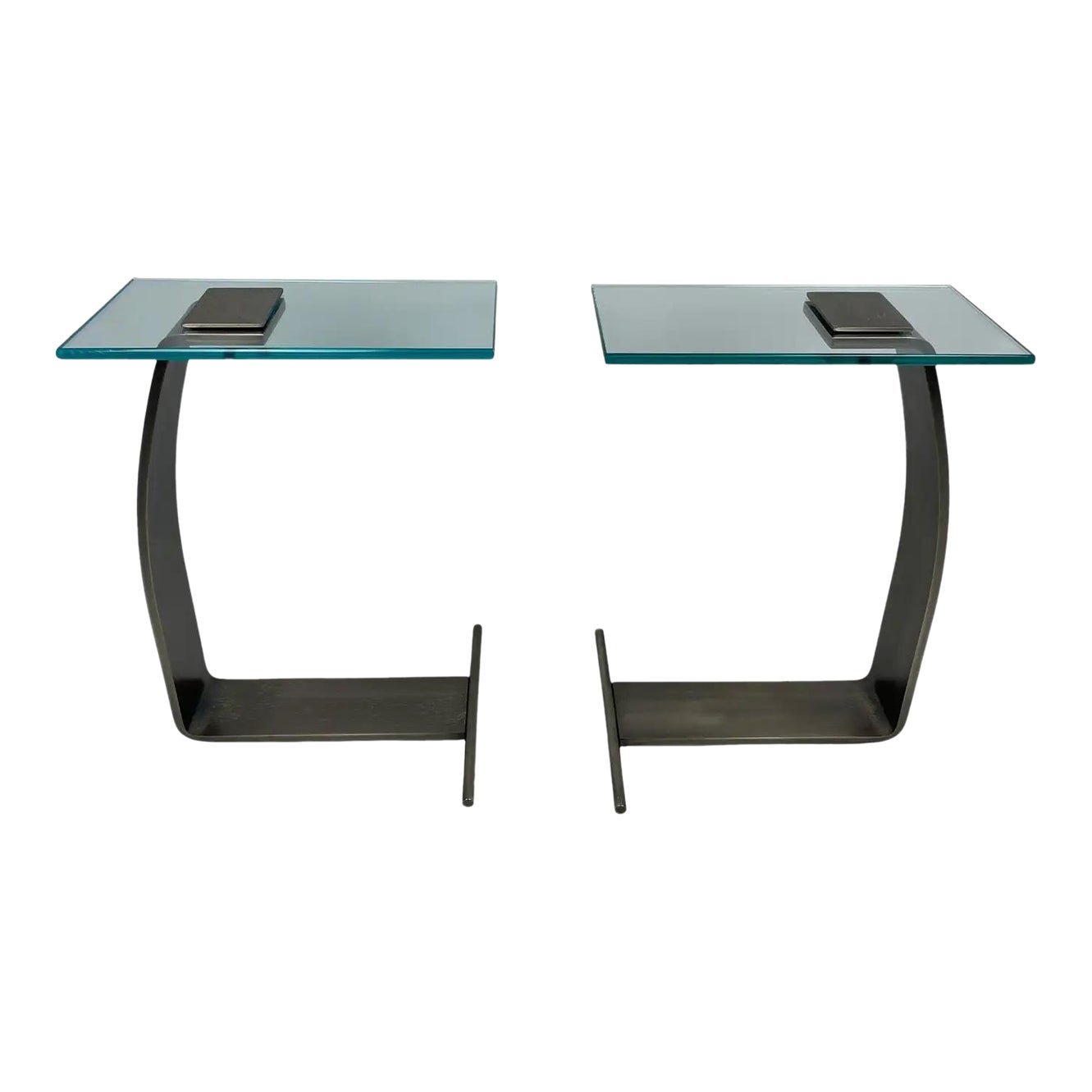 Pair Rick Berry Side Tables, Drink Tables From Design Institute of ...