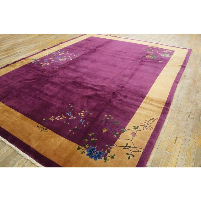 1920s Antique Chinese Art Deco Rug ( 8'10" X 11'6" - 270 Cm X 350 Cm ...